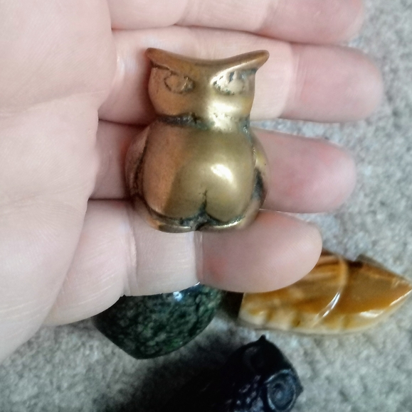 Vintage | Accents | Mini Bronze Heavy Metal Owl | Poshmark